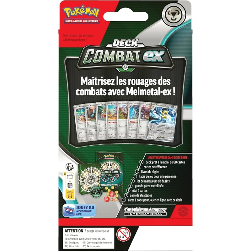 Deck de combat Melmétal-EX - Pokémon TCG | SammyToy.fr